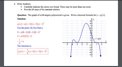 Solved Error Analysis Carefully Indicate The Errors Chegg