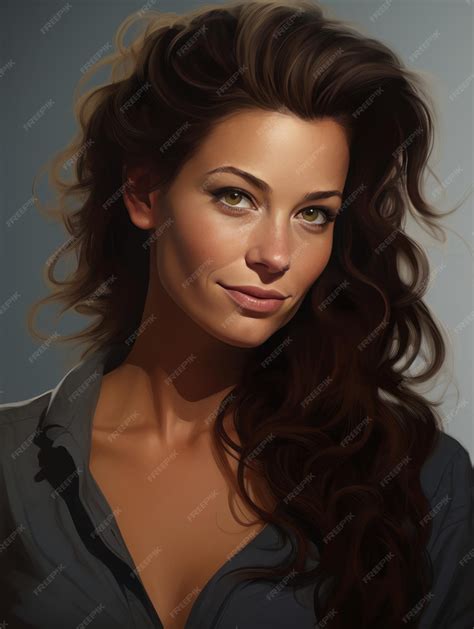 Premium Photo The Graceful Charisma A Captivating Full Body Pose Of