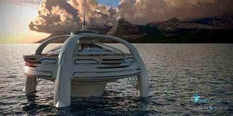 This Floating Yacht Island Is Fit For A Bond Villain Maxim