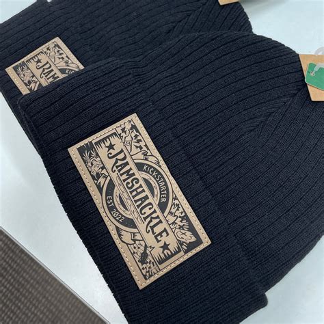 Custom Leather Patch Toques Free Shipping Canada Wide