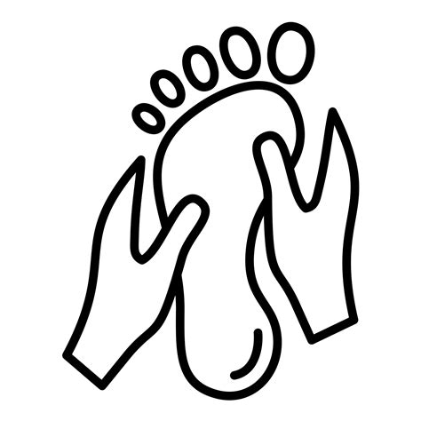 Foot Massage Line Icon 8281807 Vector Art At Vecteezy