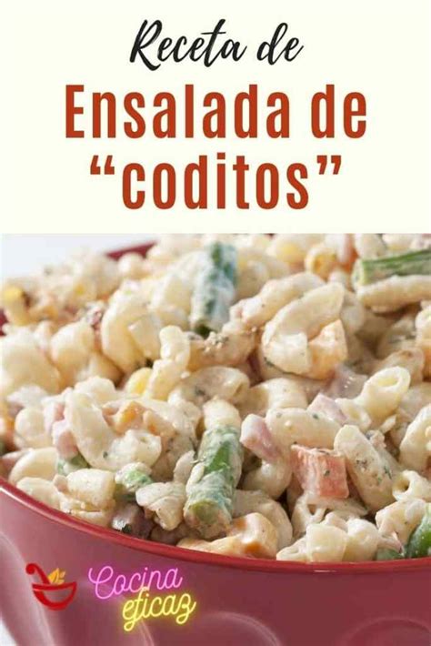 Ensalada De Fideos Coditos