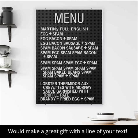 Spam Menu Creative Life Shop