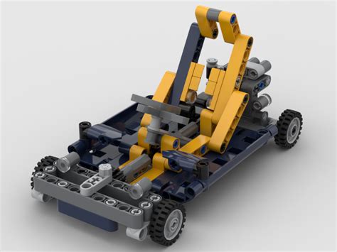 Lego Moc 42147 Gokart By Artemisovsky Rebrickable Build With Lego