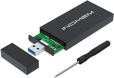 mSATA to USB 3.0 Enclosure, mSATA SSD Adapter External SSD Enclosure ...