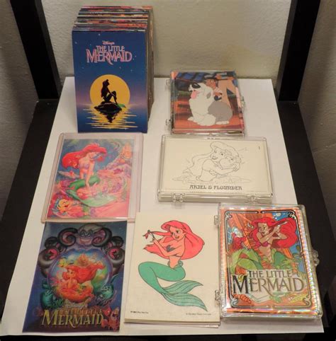 Little Mermaid Pro Set Complete Master Trading Cards 1991 Disney Promo