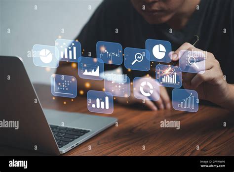 Big Data Analytics Bi Intelligence Business Concept With Chart And Graph Icons On Interface And