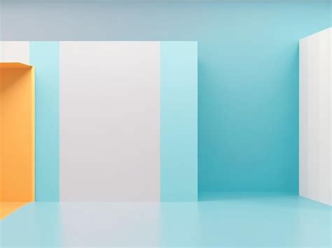 Premium Photo 3d Rendering Of Blank Backdrop Background For Various Uses