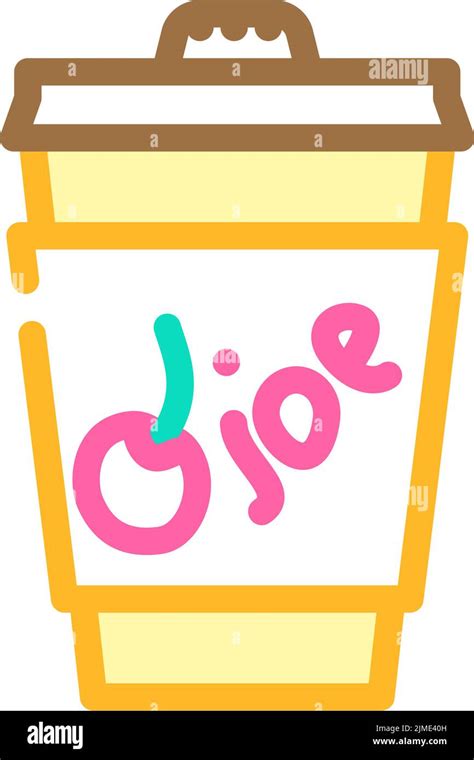 Coffee Cherry Syrup Color Icon Vector Illustration Stock Vector Image