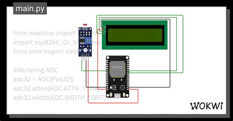 Sensor Reading Adc Lcd Wokwi Esp32 Stm32 Arduino Simulator