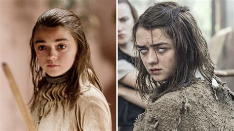 Game Of Thrones Maisie Williams Arya Stark Then And Now