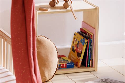 Wooden Storage Cube Natural Monlitcabane