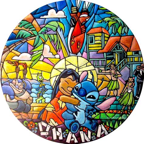 Disney Stitch Stained Glass Patterns