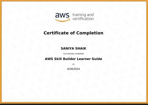 Saniya Shaik On Linkedin Awscertification Analytics Skillbuilding