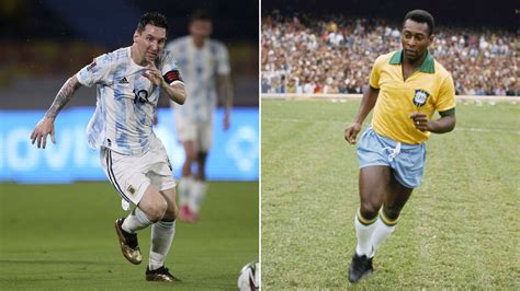Histórico Messi Batió El Récord De Pelé Y Se Convirtió En El Máximo