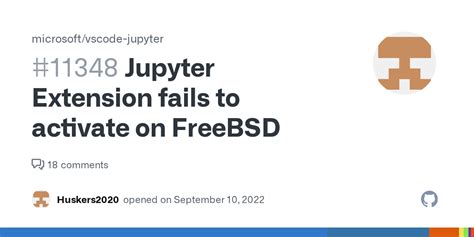 Jupyter Extension Fails To Activate On Freebsd · Issue 11348