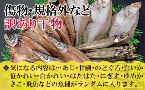 【訳あり】魚の干物おまかせ詰合せセット（のどぐろ入り） 【干物 4～5種 ランダム お楽しみ 島根県産 大田市 魚介類 のどぐろ 白いか アジ