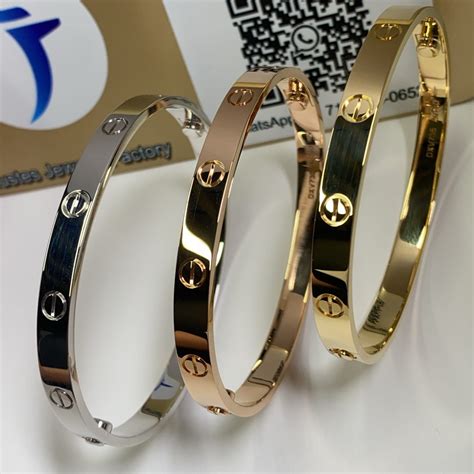 Classic Love Bracelet Wide Version Top Quality 18k Gold Replica Brands 11 Copy Cartier Van