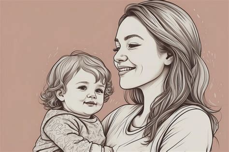 Matka Dzieckiem Rysunek Zdjęcia darmowe pobieranie na Freepik