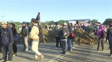 Bloqueo en ruta Santa Cruz Beni cumple tercer día pobladores que