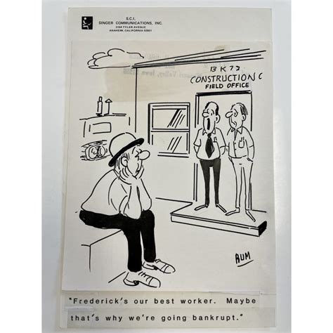 Frank Brummer Original Cartoon