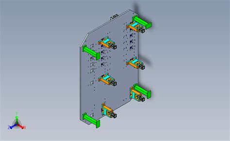 型材框架焊接夹具 Parasolid 模型图纸下载 懒石网