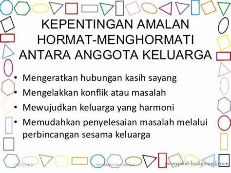 22 Hormat Dan Taat Kepada Anggota Keluarga