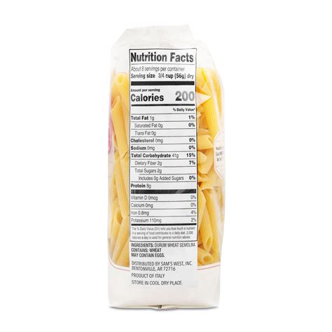 Members Mark Penne Rigate Pasta 1 Lb 6 Pk Wepak 4 U Inc