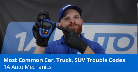 8 Most Common Diagnostic Trouble Codes Diagnose And Fix 1A Auto