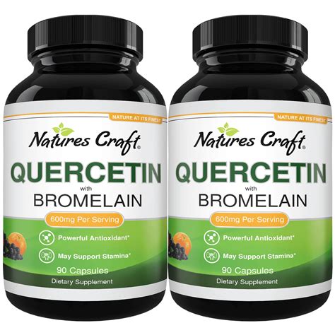 Immune Support Advanced Quercetin With Bromelain Supplement Quercetin