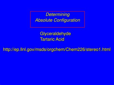 Ppt Relative And Absolute Configuration Powerpoint Presentation Free Download Id 3022781