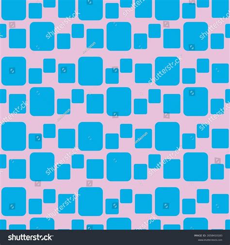 Blue Color Square Geometric Patterns On Stock Vector Royalty Free 2058410183 Shutterstock