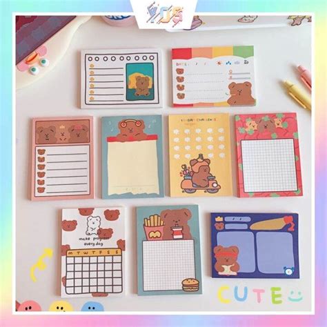 [có Sẵn] Tập Giấy Note Sticky Note Xinh Xắn Tiện Lợi Lazada Vn