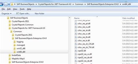 Solved 64 Bit Version Of Crystaldecisions Crystalreports Sap Community
