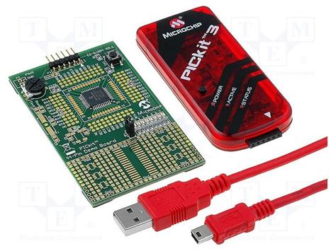 Dv164131 Microchip Technology Programmer Microcontrollers Usb Icspusb B Micro Pickit 3