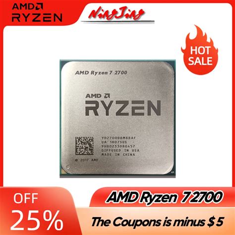 Amd Ryzen 7 2700 R7 2700 3 2 Ghz Gaming Zen 0 012 Eight Core Sixteen Thread 16m 65w Cpu