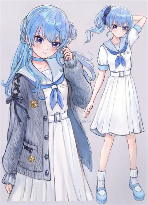 Pin By Pickuse On 星街彗星（星街すいせい In 2024 Anime Art Inspirarion