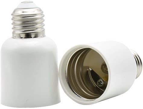 2 Pack E26 To E39 Adapter Medium Base To Mogul Base Adapter E39 Light Socket Converter