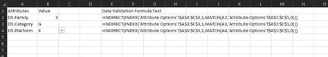 Dependent Data Validation Field Resulting In Ref Error Rexcel