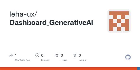 GitHub Leha Ux Dashboard GenerativeAI