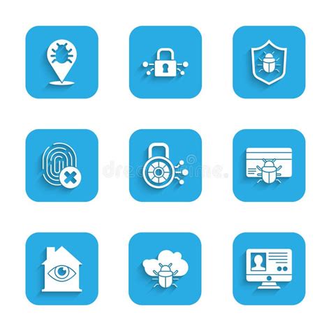 set cyber security system bug on a cloud create account screen in