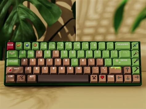 Minecraft Pixel Box Keycaps Set Minecraft Pixel Box Keycaps Set