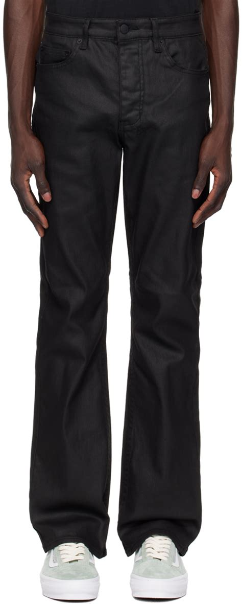 Ksubi Black Bronko Wax Jeans Ssense Canada