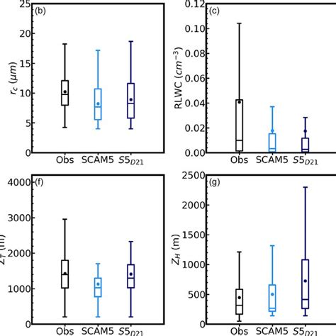 Comparisons Of Cloud And Rain Microphysics And Cloud Macrophysics
