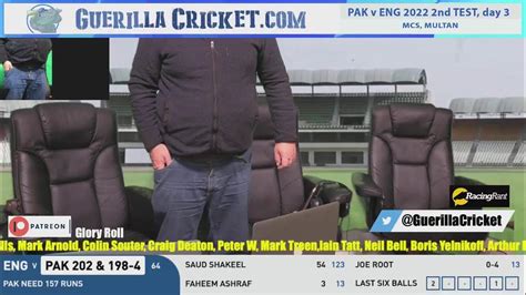 Pak V Eng 2022 2nd Test Day 3 Multan Youtube