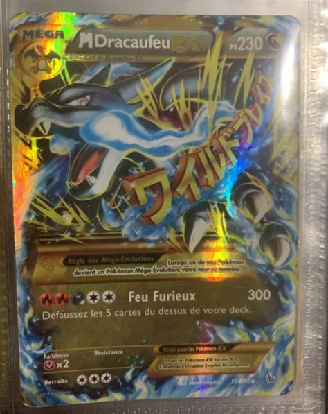 CARTE POKÉMON M Dracaufeu Ex Xy Etincelles Secrete 108 106 EUR 18 50