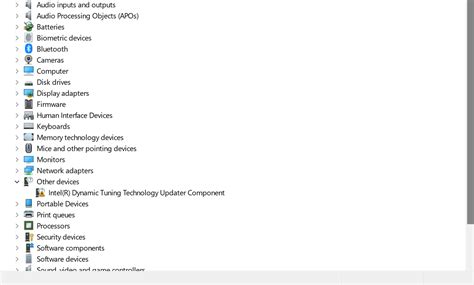 Missing Driver For Intel R Dynamic Tuning Technology Updater Component Razer Insider