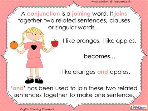 Co Ordinating Conjunctions Year 2 Teaching Resources