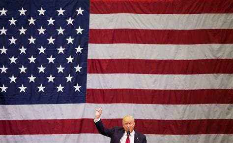 How Donald J Trump Is Appropriating The American Flag The New York Times