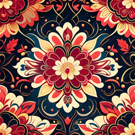 Premium Vector Thai Pattern Detail Illustration Different Tone Vector